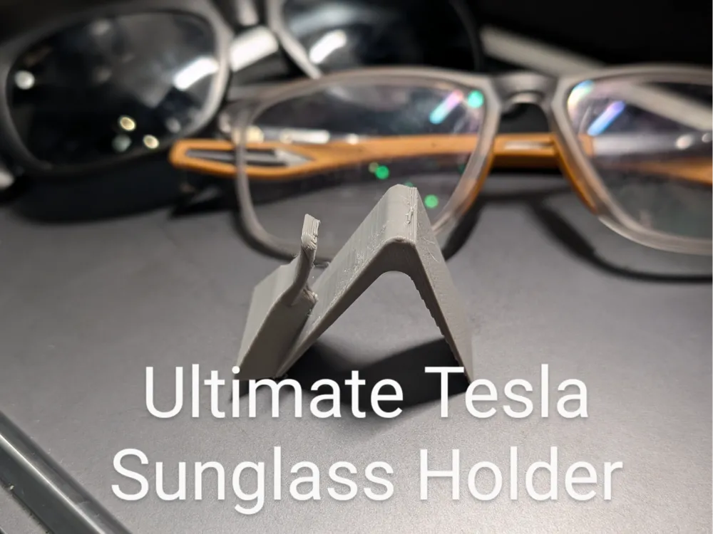 Ultimate Tesla Sunglasses and Glasses Holder - Free 3D Print Model ...