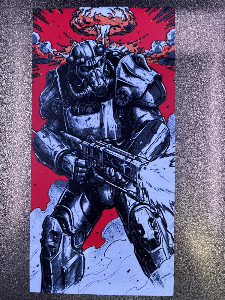 Fallout T-60 Power Armor - Free 3D Print Model - MakerWorld