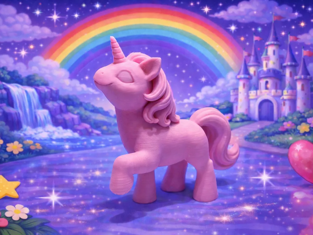 My little Pony Gen 1 Fan Art - Baby Wishes - Free 3D Print Model ...