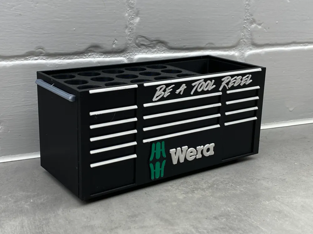 Wera tools Desk Workbench Toolbox Pen Holder by Mrtk1970 - MakerWorld