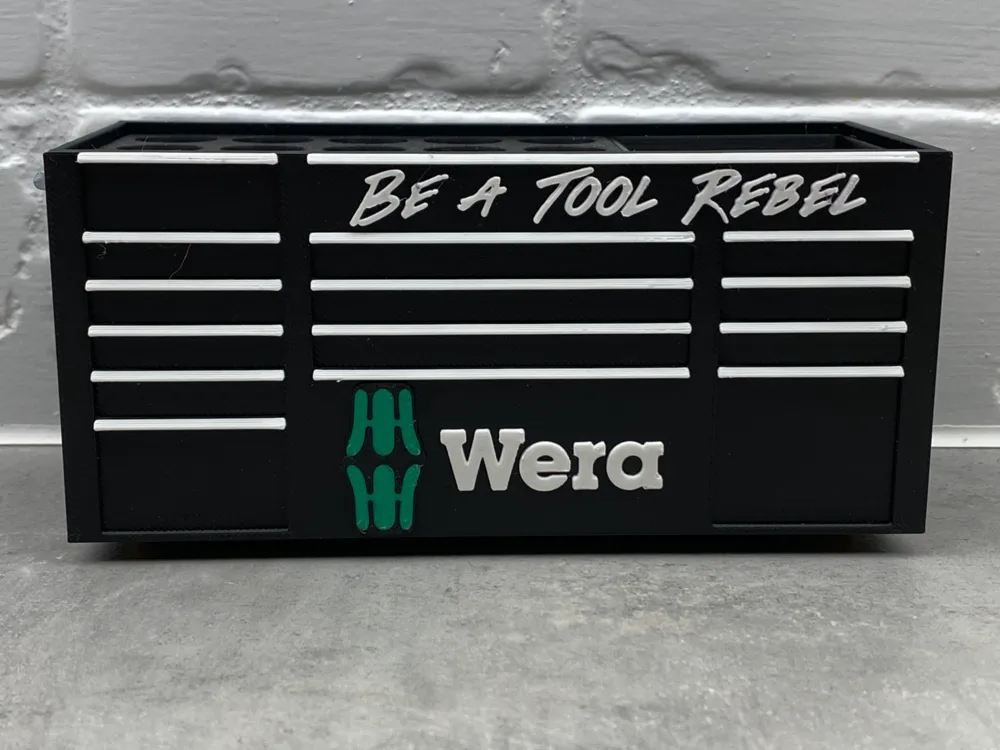 Wera tools Desk Workbench Toolbox Pen Holder by Mrtk1970 - MakerWorld