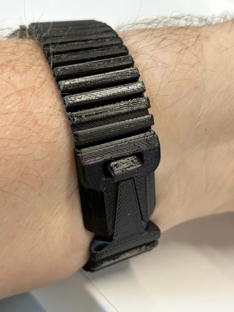 Flexible Watch Band with Soft Lock Clasp - Free 3D Print Model - MakerWorld