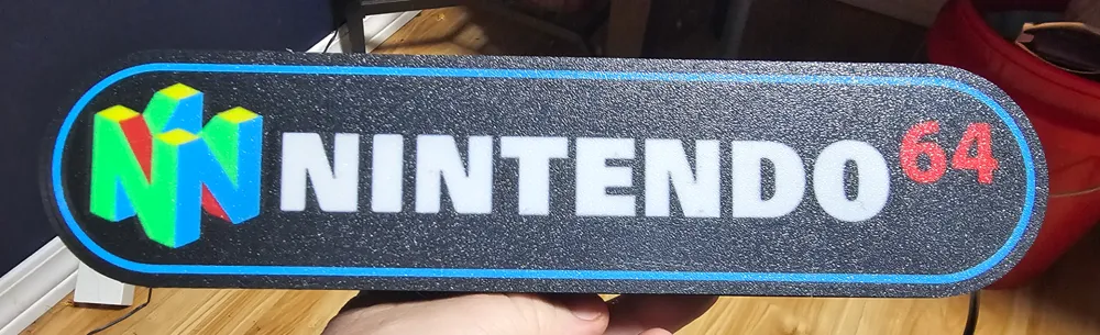 Nintendo 64 led sign by joshdusseau MakerWorld: Download Free 3D Models