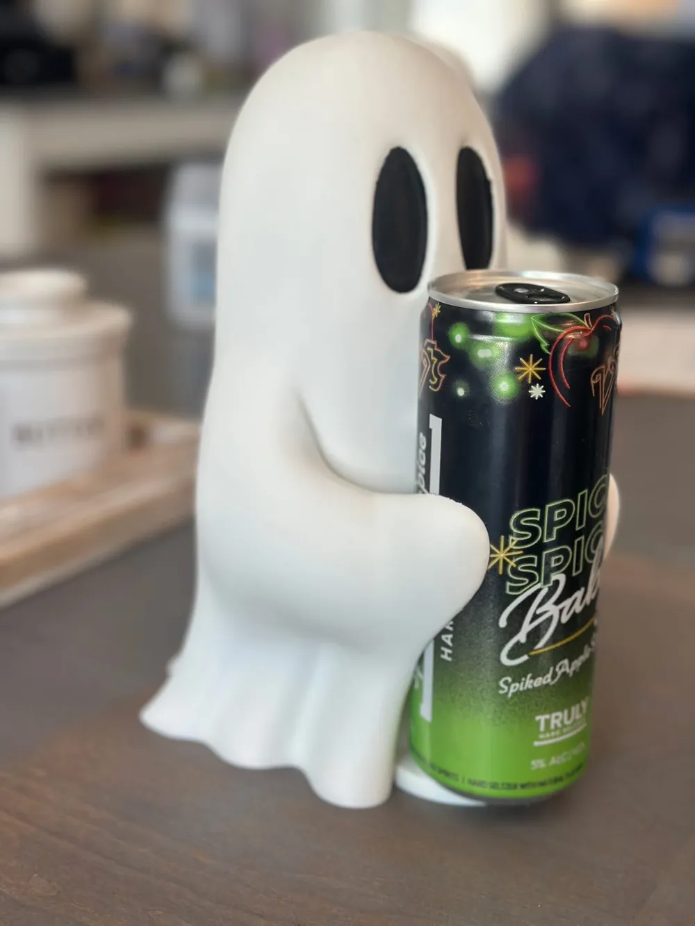 Ghost Slim Can Holder - Free 3D Print Model - MakerWorld
