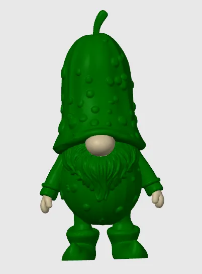 Garden Gnome Pickle/Cucumber by NakedMoleRat MakerWorld: Download Free ...