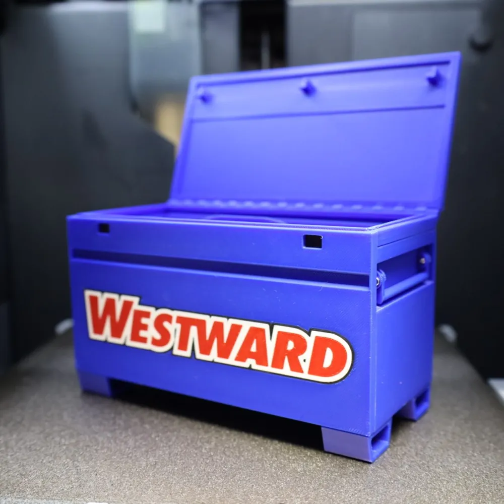 Westward Job Site Tool Box Desk Display by joshua.makes - MakerWorld