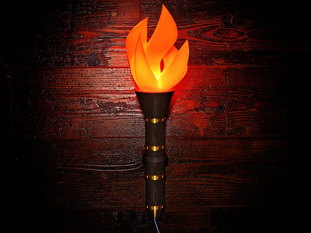 Fantasy Castle Torch by jf-villemure MakerWorld: Download Free 3D Models