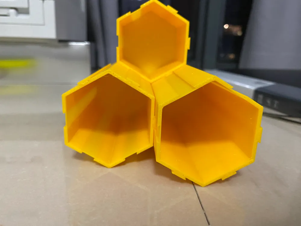 Hexagonal storage box by 又菜又爱玩 MakerWorld: Download Free 3D Models