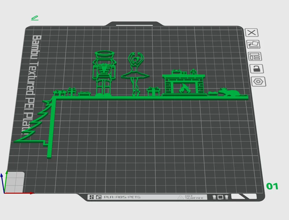 Nutcracker Christmas Door Corner - Free 3D Print Model - MakerWorld
