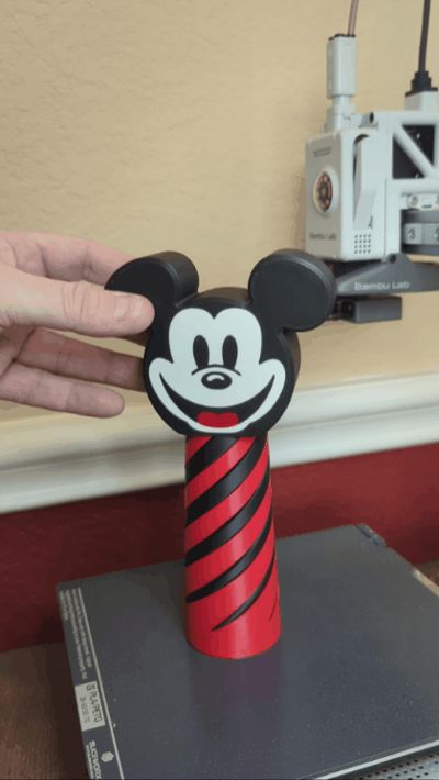 Mickey Mouse Spiral Fidget by Angry Man Crafts MakerWorld: Download ...