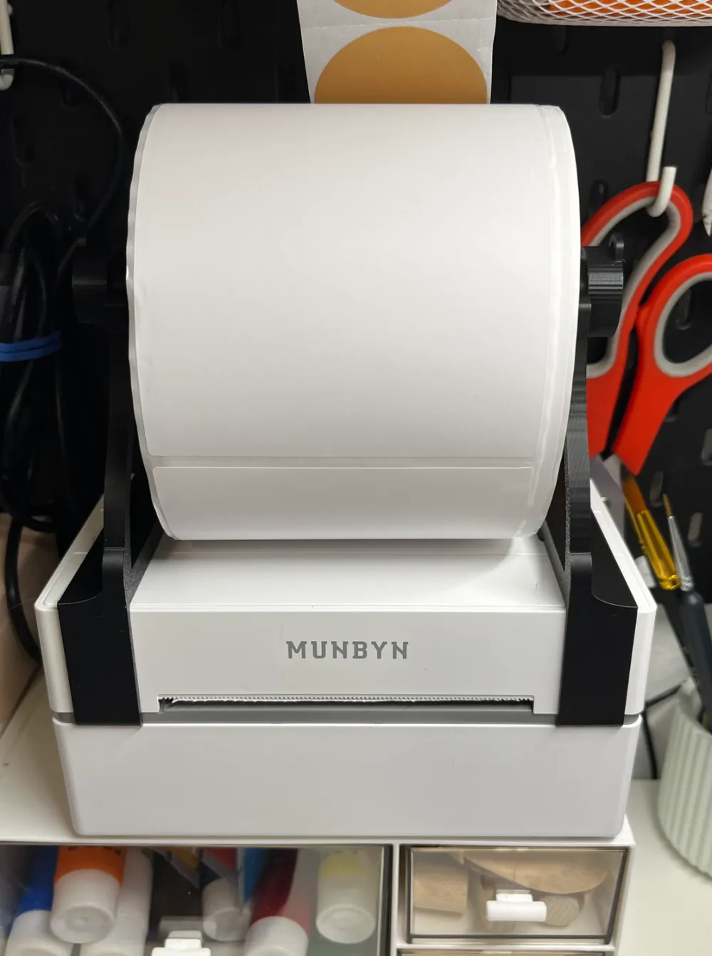 Munbyn P130b spool holder - Free 3D Print Model - MakerWorld