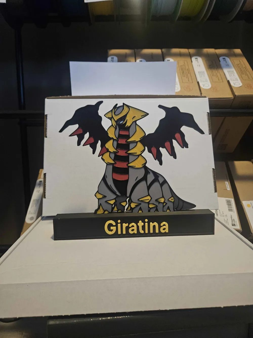 Pokemon Giratina Display! - Free 3D Print Model - MakerWorld