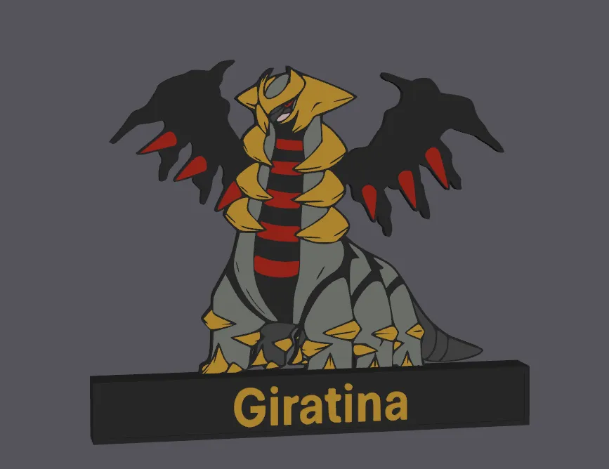 Pokemon Giratina Display! - Free 3D Print Model - MakerWorld