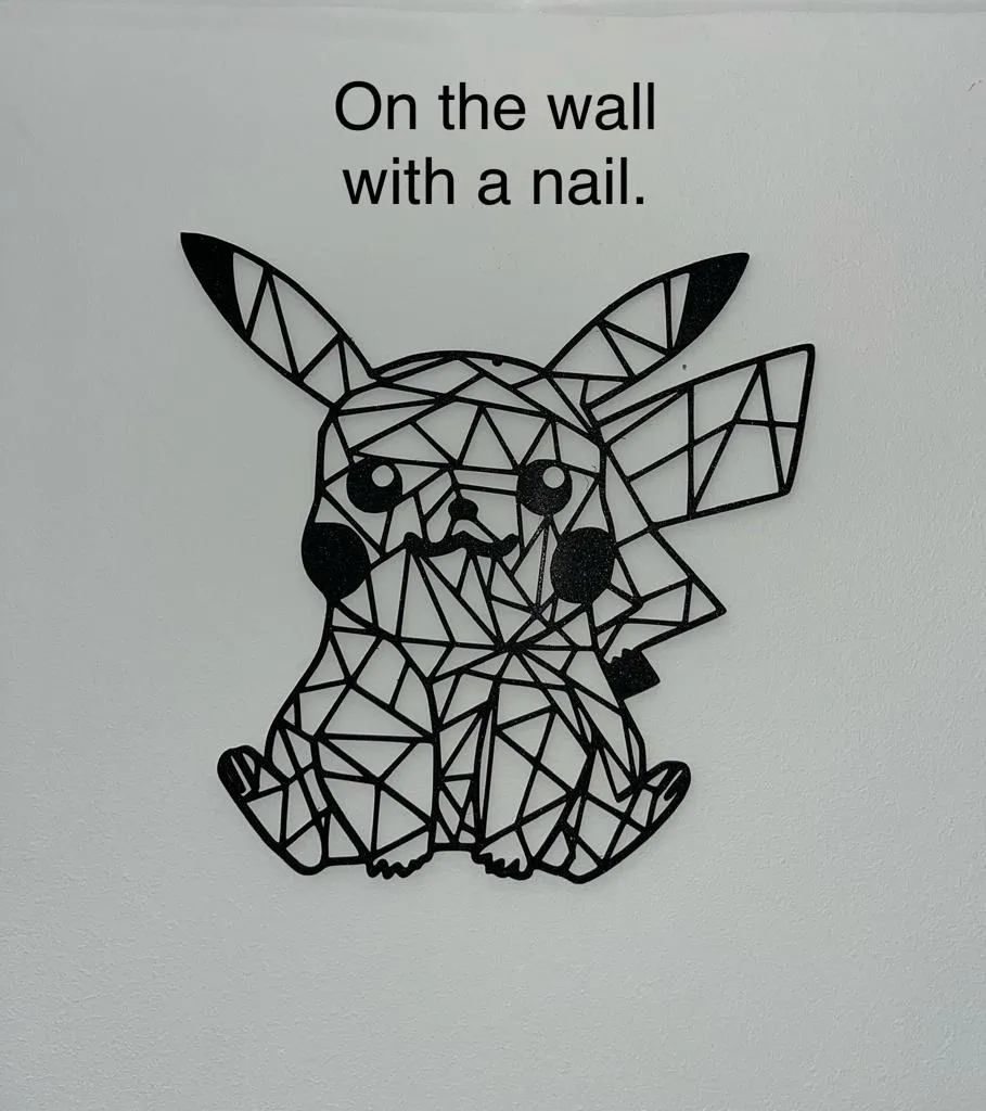 Geometric Low Poly Pikachu by Diaprint-3D - MakerWorld