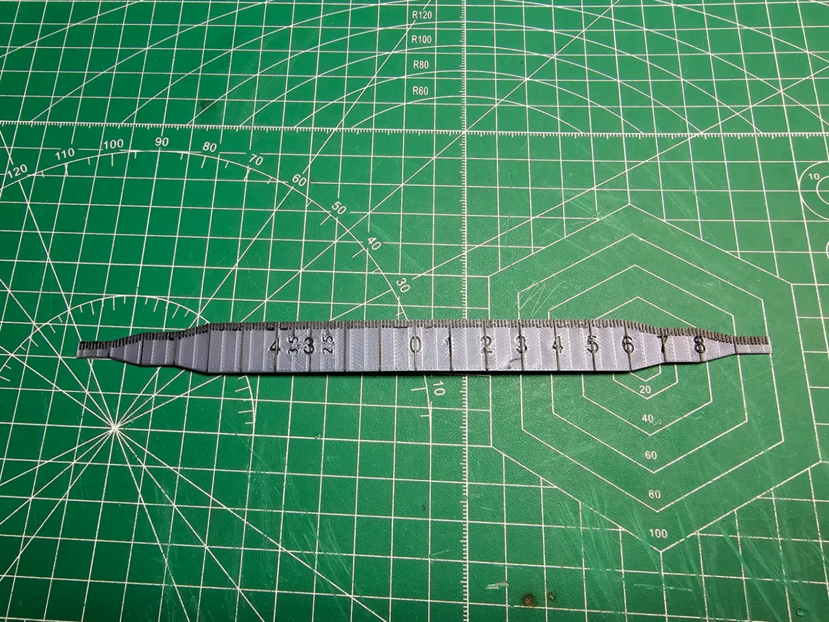 Headstontool Reference ruler with mm graduation - Free 3D Print Model ...