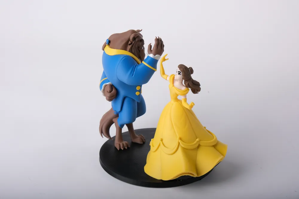 Beauty and the Beast Figurine Romantic Collectible - Free 3D Print ...