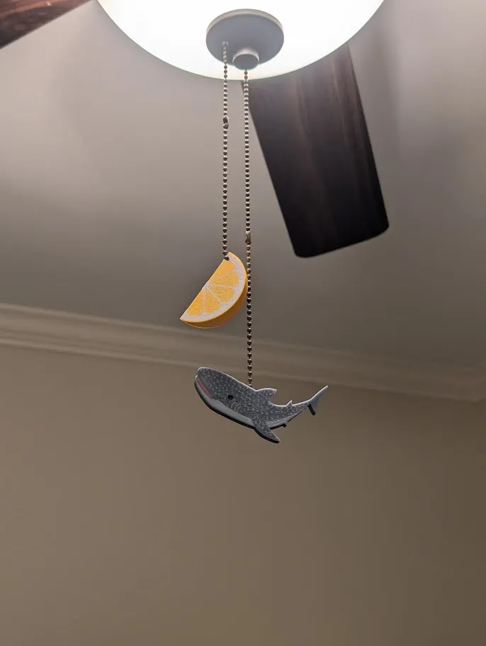 Tirador de techo/luz de tiburón ballena - Modelo de impresión 3D ...