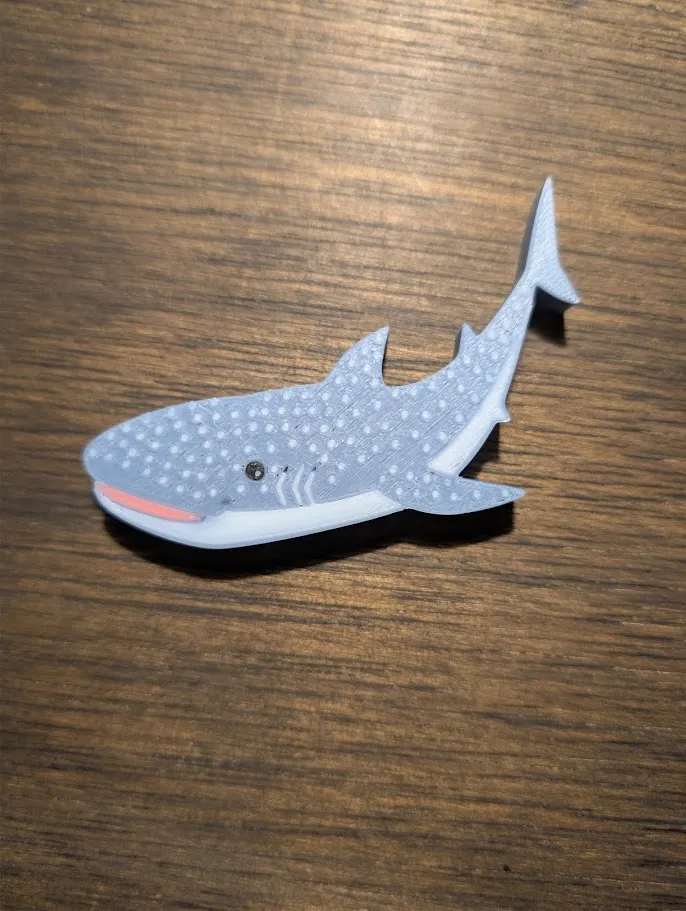 Tirador de techo/luz de tiburón ballena - Modelo de impresión 3D ...