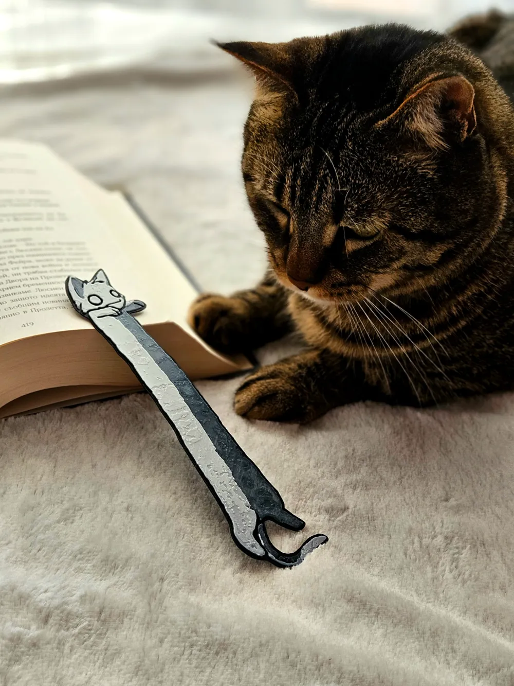 Zombie Cat - Bookmark by C3D - MakerWorld