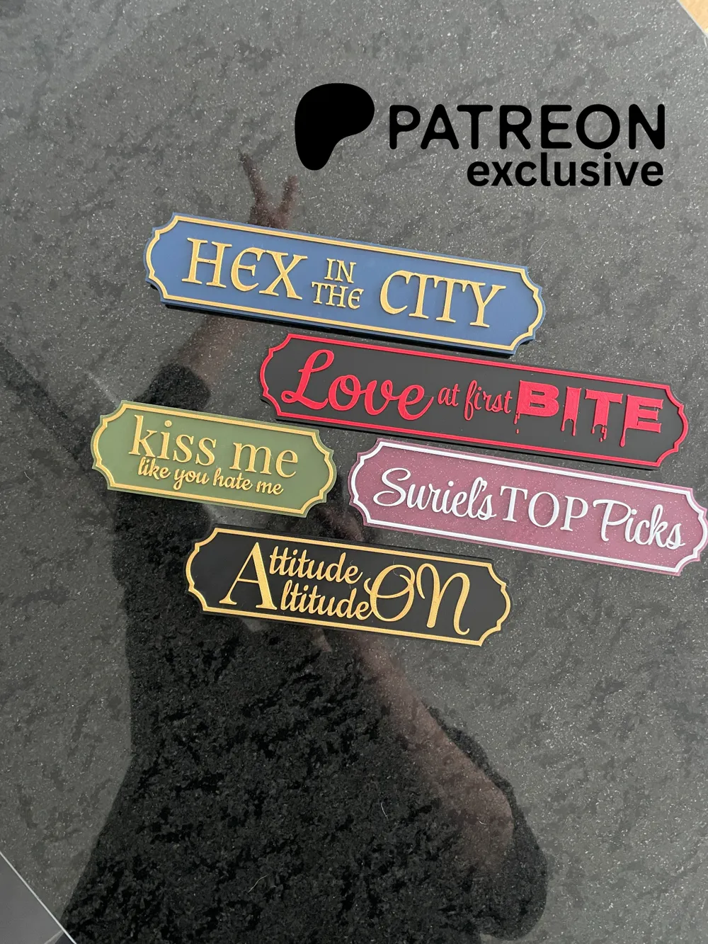 DIY Bookshelf Sign with Holder - Customizable by kariprints3d ...