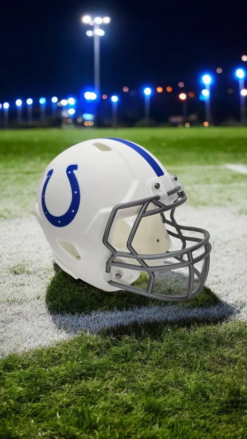 Indianapolis Colts Football Helmet by animuL67 - MakerWorld