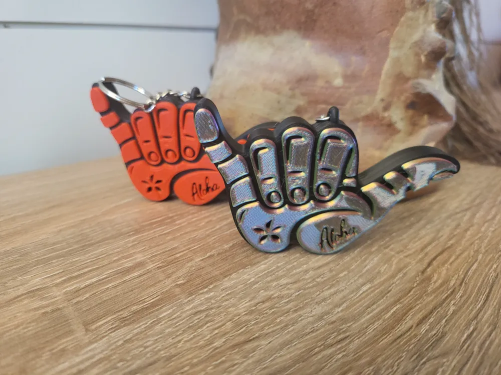 Shaka Keychain by BarnesKMB - MakerWorld