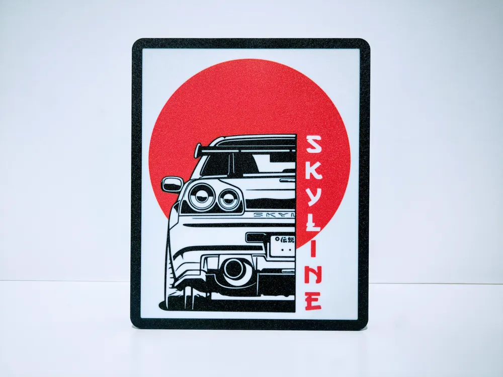 Lightbox Skyline R34 JDM by Criativo 3D - MakerWorld