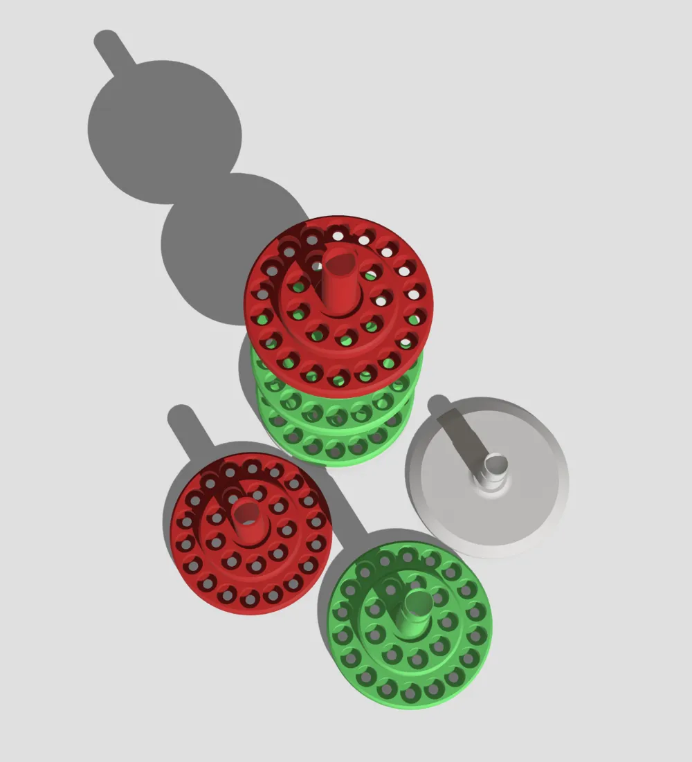 Rotating clipper display stand - modular and carousel by TustiDesign ...