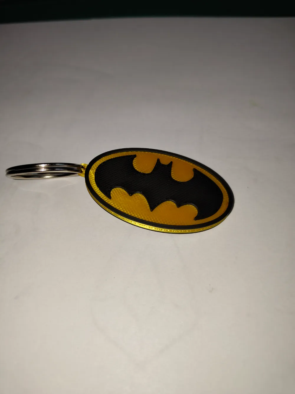 Batman Logo Keychain by Domestos - MakerWorld