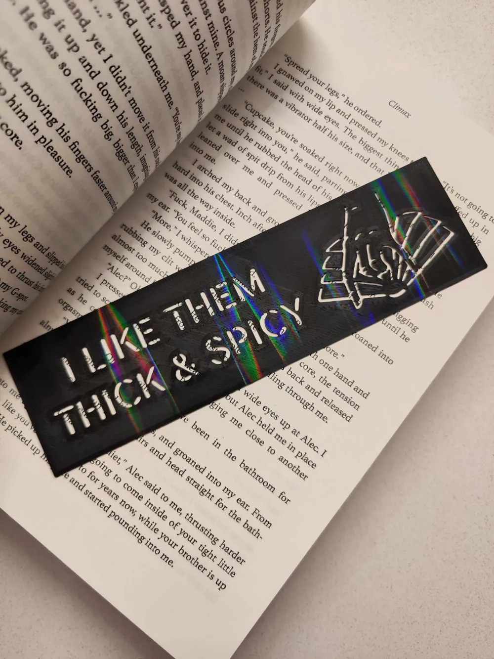 Thick & Spicy bookmark by Mia Germansen - MakerWorld