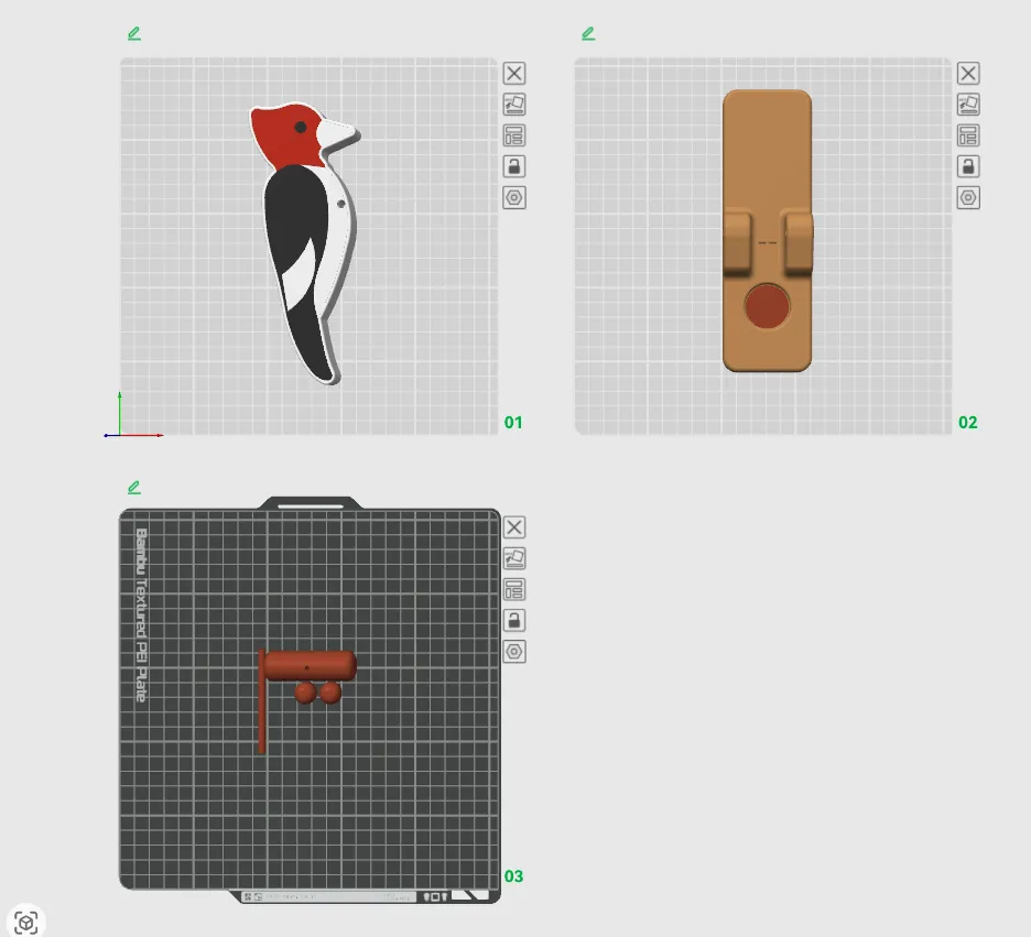 Woodpecker Door Knocker - Free 3D Print Model - MakerWorld