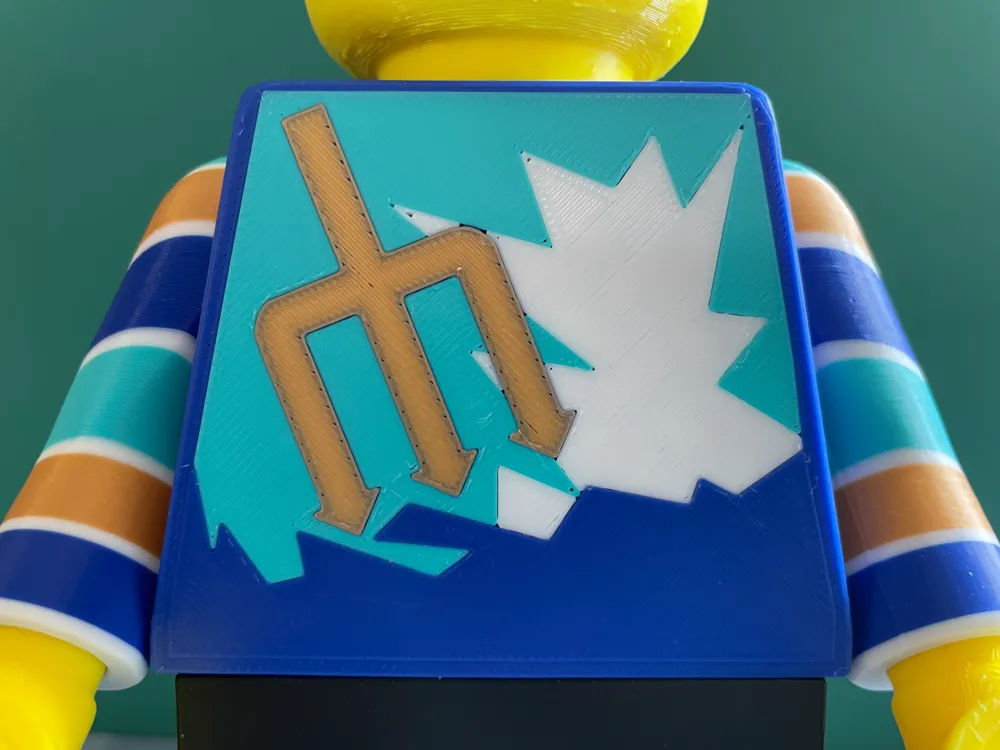 MLB Seattle Mariners Fan Big Brick Figure (6:1) by robert3433 - MakerWorld