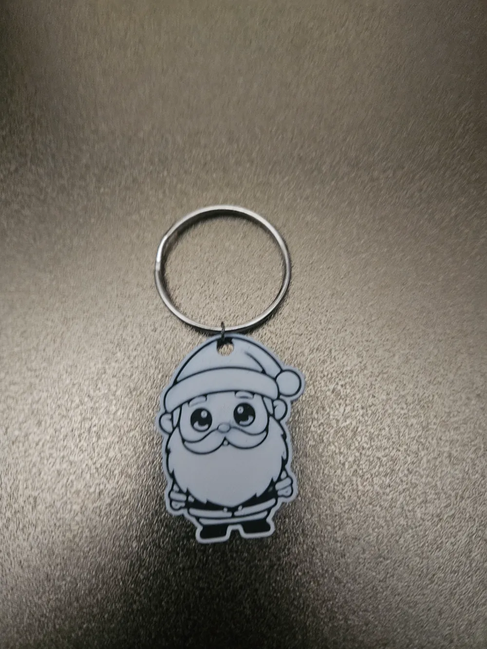Cute Christmas Santa Keyring by aussieprinter - MakerWorld