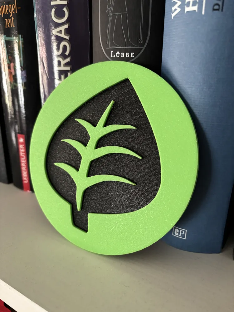 Gras-Emblem Pokémon-Element – Kostenloses 3D-Druckmodell – MakerWorld