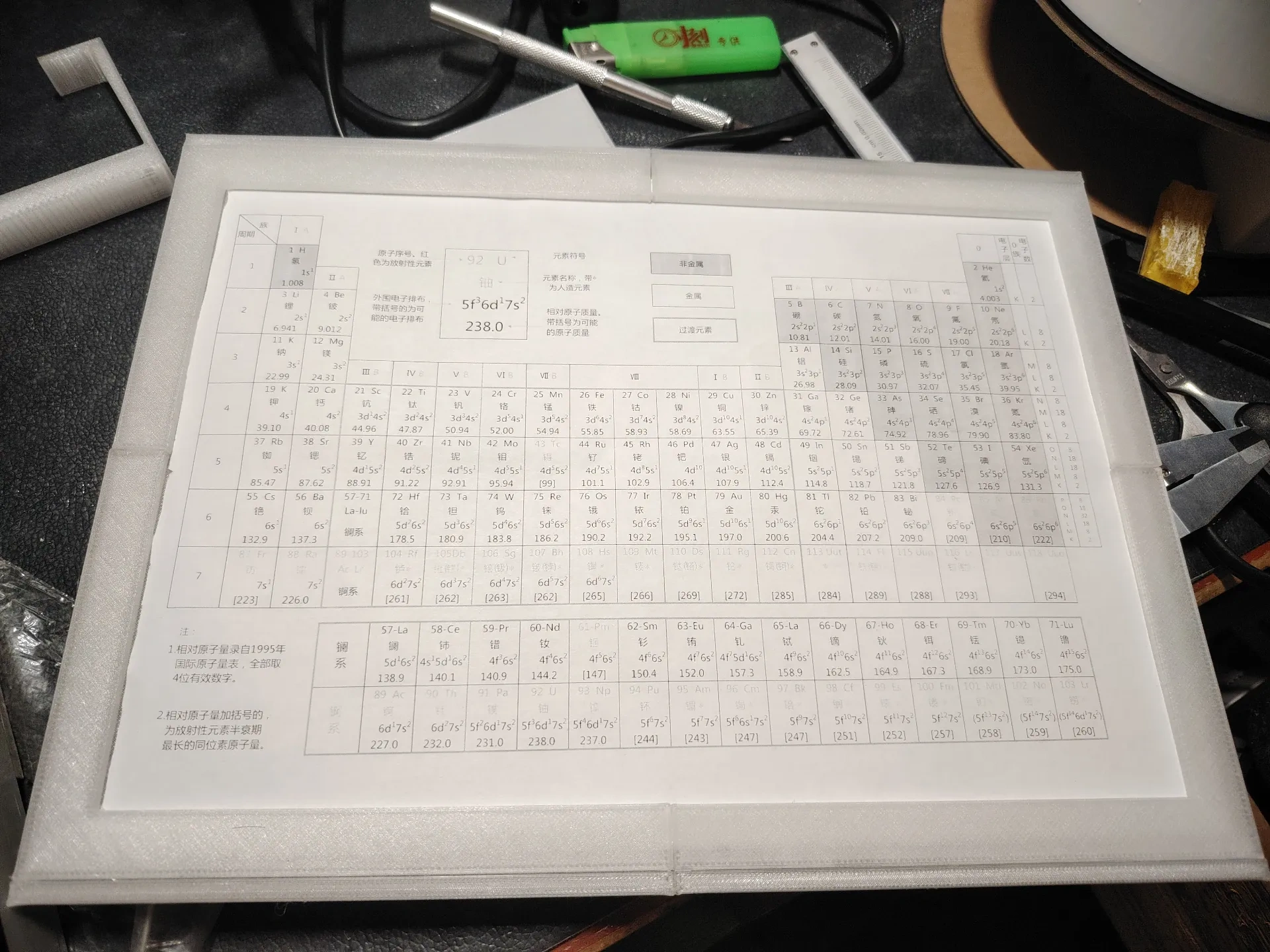 The optimal solution for an A4-sized picture frame (with a right-hand clearance for swift A4 ...