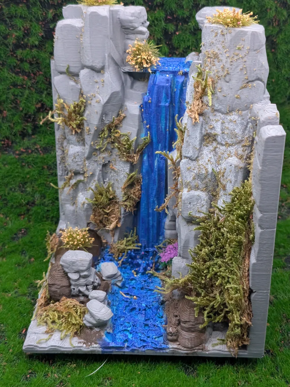 waterfall in the jungle - Free 3D Print Model - MakerWorld