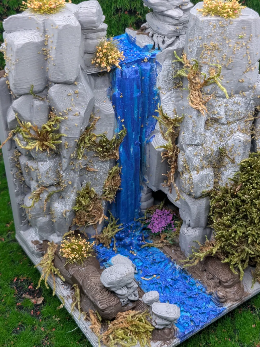 waterfall in the jungle - Free 3D Print Model - MakerWorld