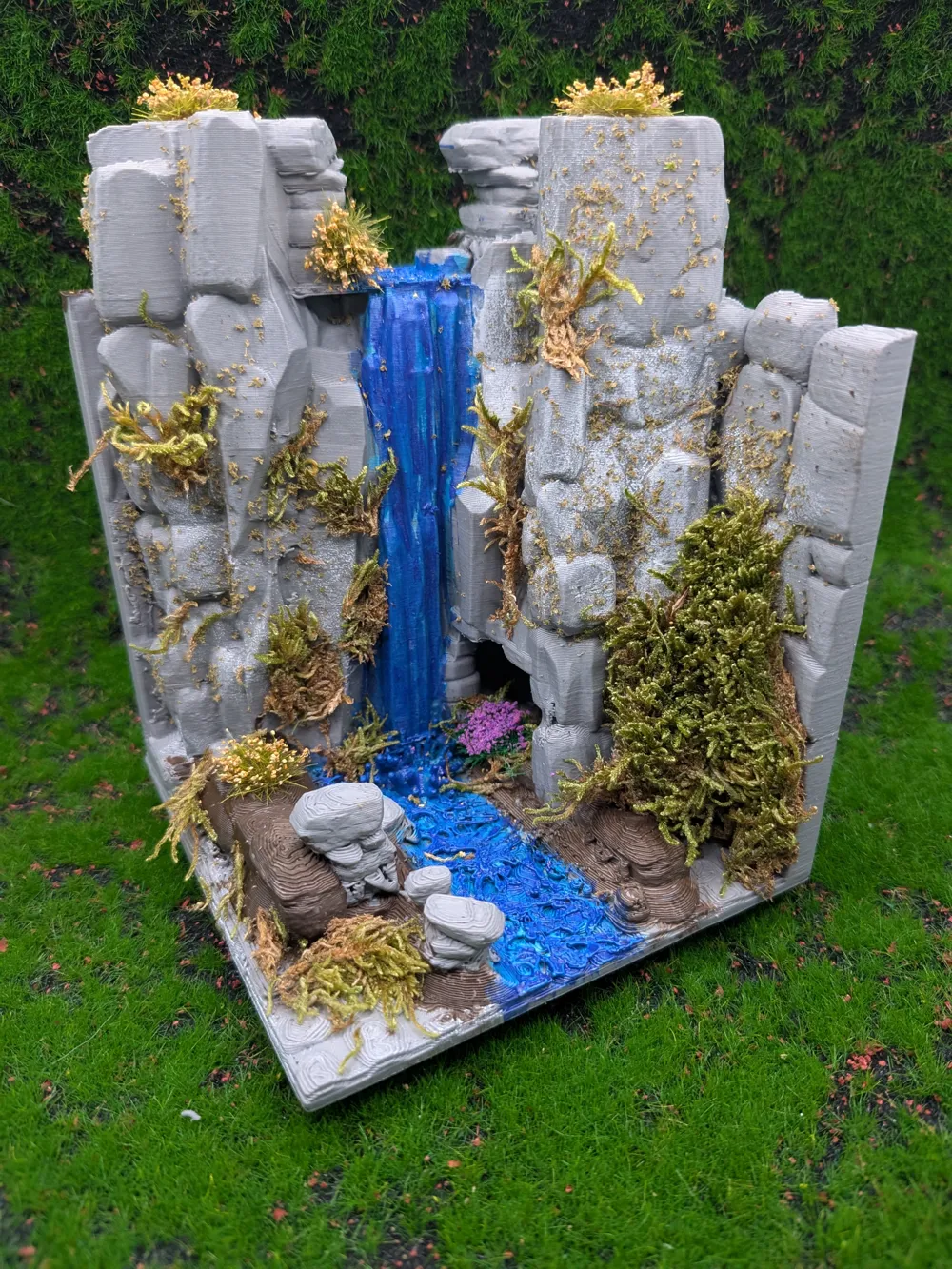 waterfall in the jungle - Free 3D Print Model - MakerWorld