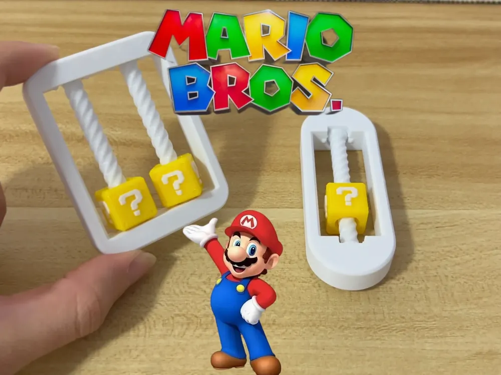 Mario Block Spiral Fidget Toy by Cloud Sea - MakerWorld