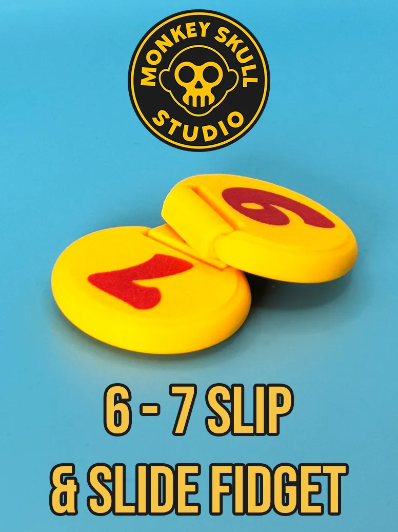 Viral 67 Slip & Slide Fidget (PiP) - Free 3D Print Model - MakerWorld