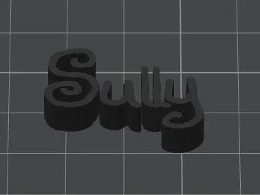Sully name - Free 3D Print Model - MakerWorld
