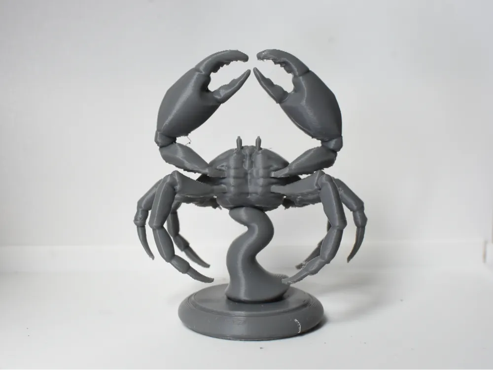 Crab sculpture by Sage_Jack - MakerWorld