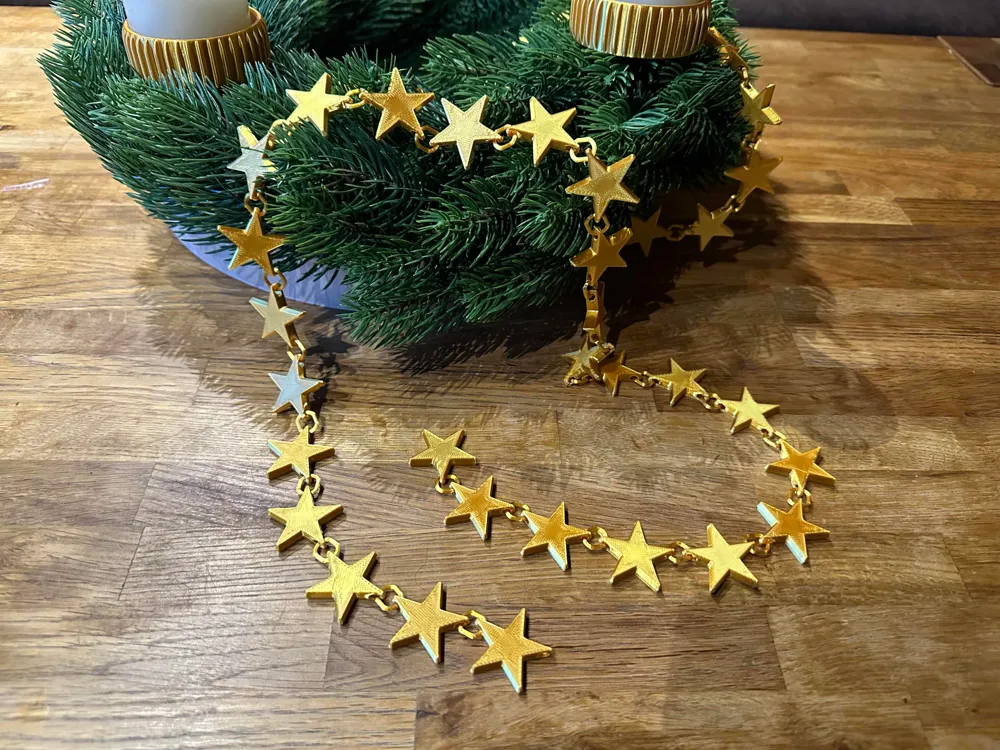 string of stars by Solid MakerWorld: Download Free 3D Models