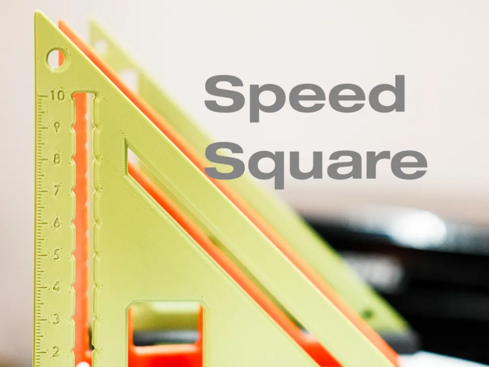 Speed Square - Metric & Imperial - Free 3D Print Model - MakerWorld