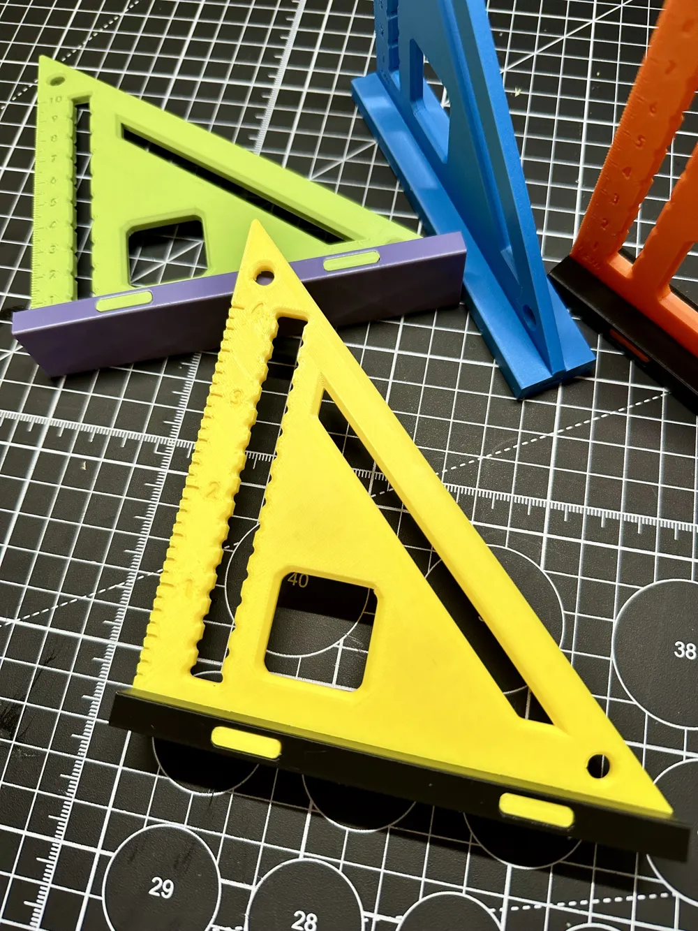 Speed Square - Metric & Imperial - Free 3D Print Model - MakerWorld
