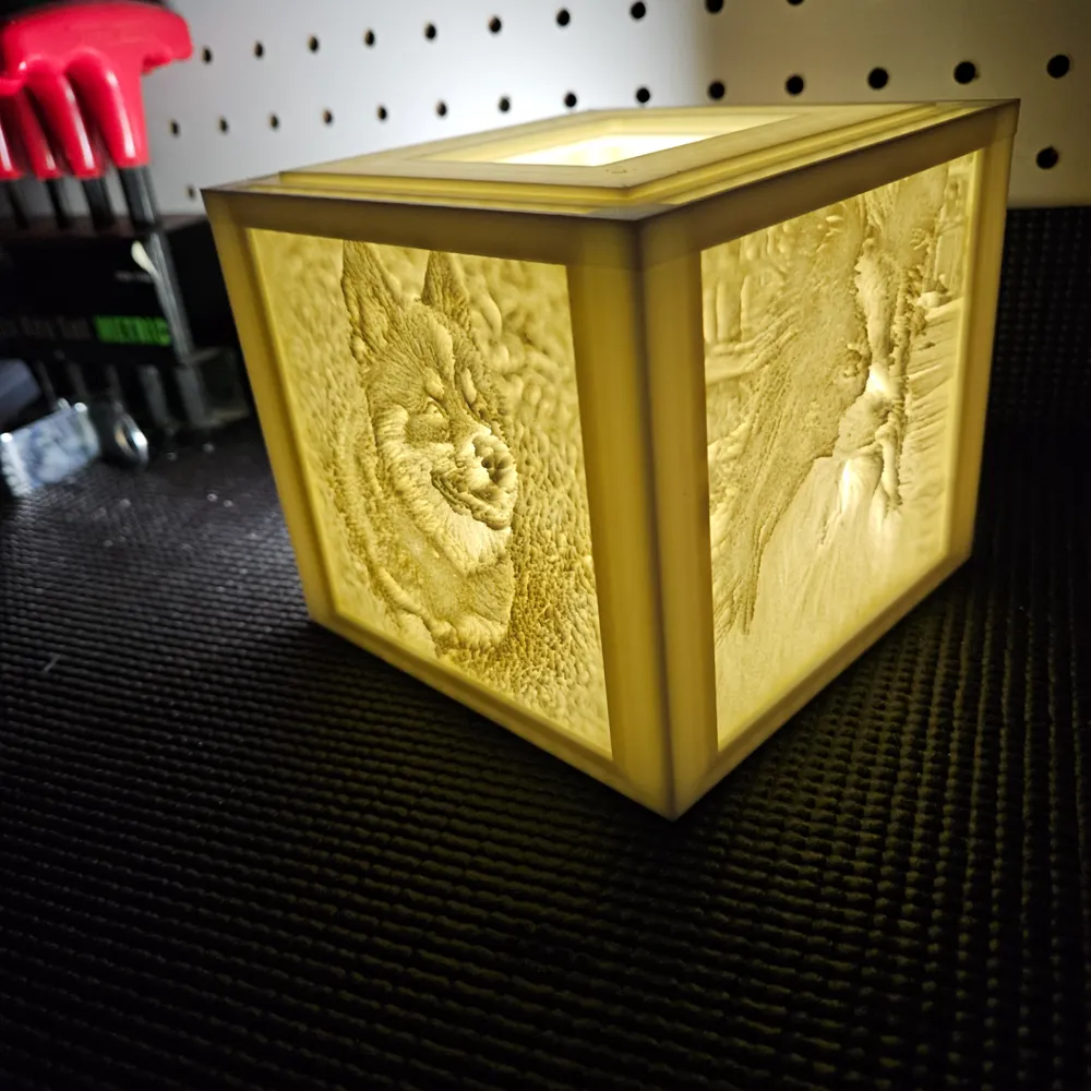 Lithophane Box with Swappable Lithophanes and Top by RCyaLater ...