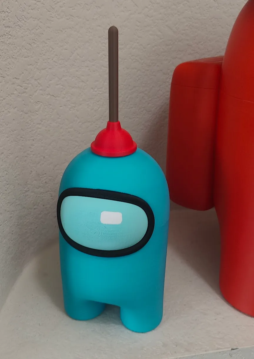 Among Us Plunger Crewmate Hat by KJ - MakerWorld