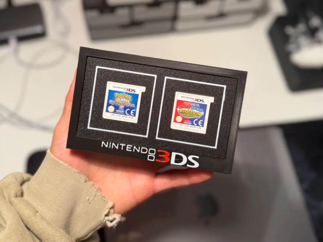 NINTENDO 3DS Game Display Frame - Free 3D Print Model - MakerWorld