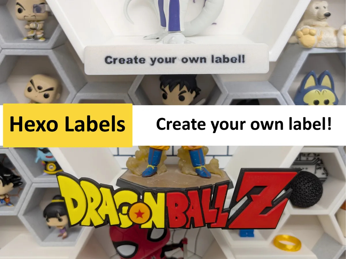Hexo Labels - Free 3D Print Model - MakerWorld