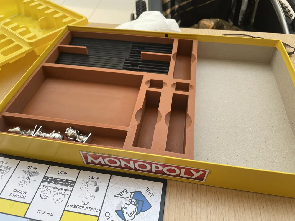 Monopoly Box Organizer Set - Kompletter Box-Einsatz von The Hairy Geek ...